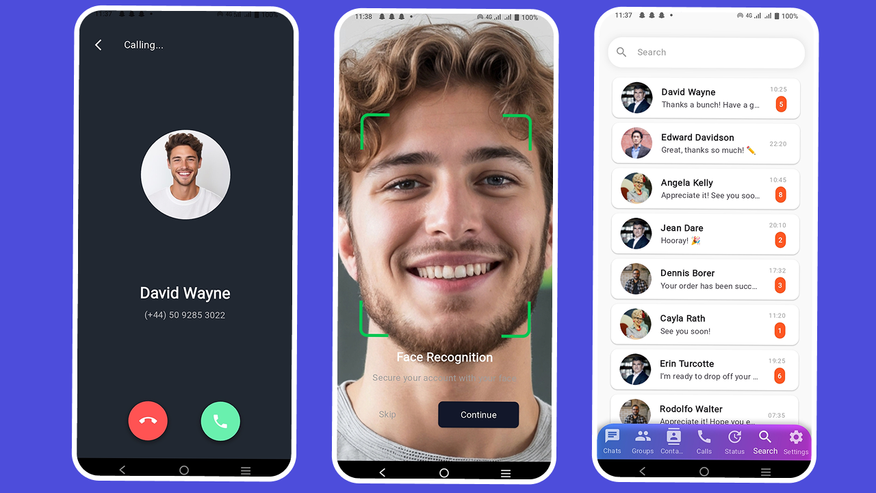 NeoChat | Flutter Chat App UI Kit | Flutter Template by CodentraTech